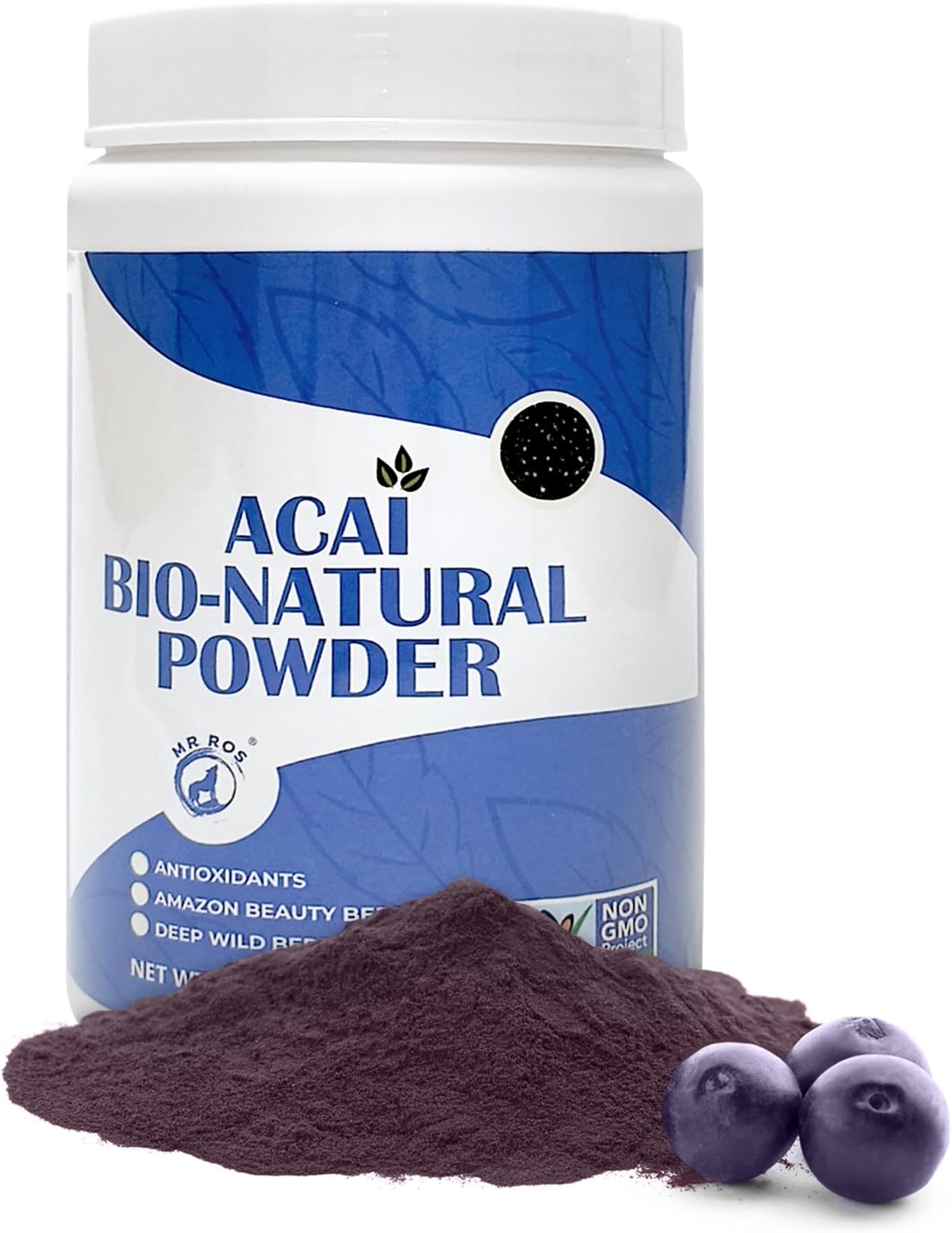 Amazon.com: Earthborn Elements Acai Berry Powder, 1.25 lb, Superfood ...