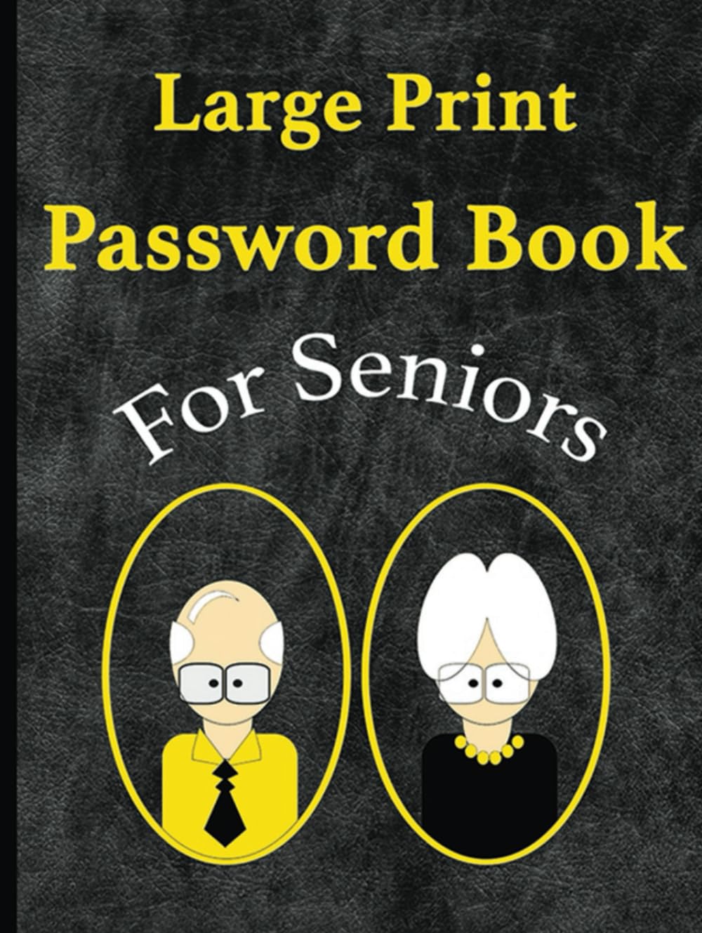 Large Print Password Book For Seniors: Hardcover Large Print Username ...