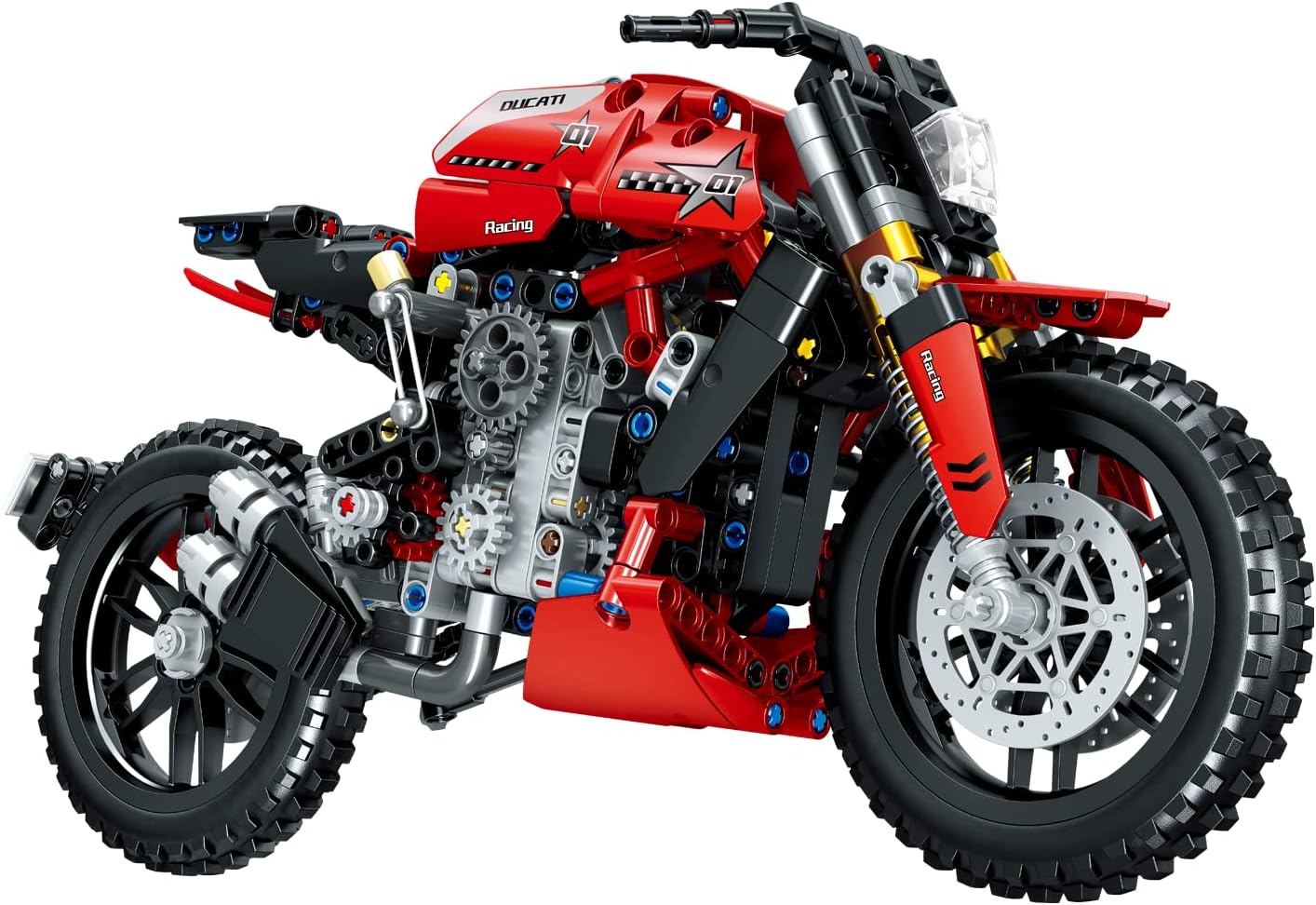 Amazon.com: NeoLeo Super Motorcycle Moc Building Blocks and ...