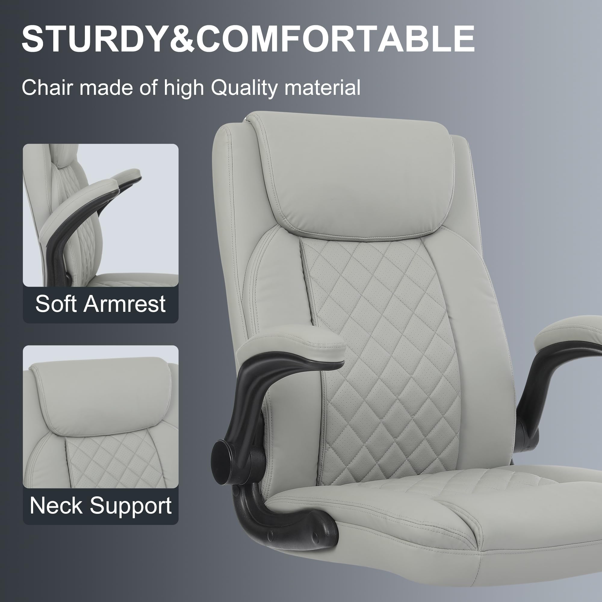 Snapklik.com : Modern Drafting Chair, Tall Office Chair For Standing ...