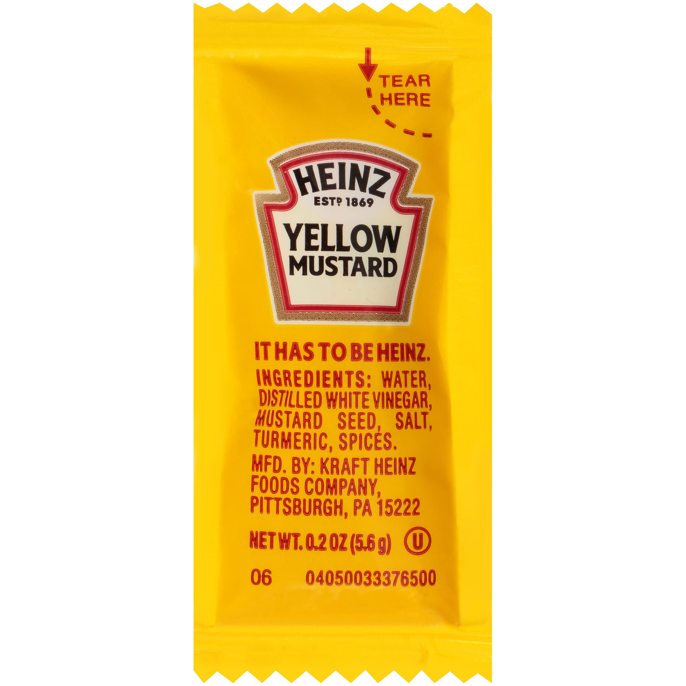 Snapklik.com : Heinz Mild Mustard Single Serve Packet