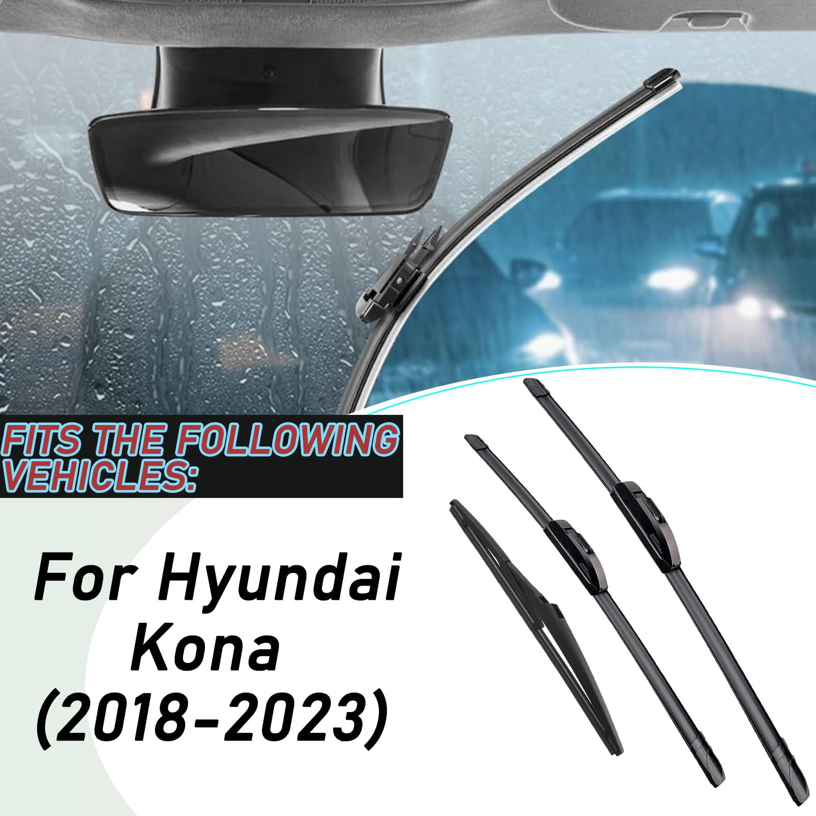 Nokia 9 Limpiaparabrisas Delantero Escobillas Para Hyundai I30 I40 ...