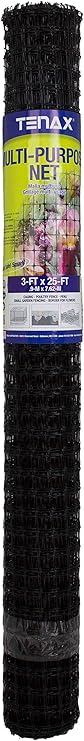 Amazon.com : Tenax 60043989 Multi-Purpose Garden Net, 3' x 25', Black ...