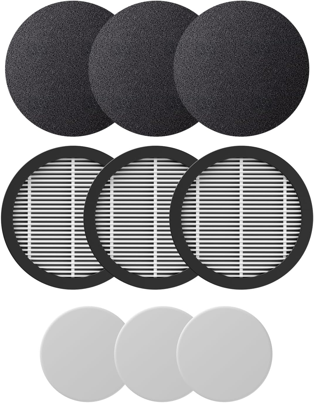 3 Pcs Hepa Air Inlet Filters & Fragrance tablets of Fieety V9 Vacuum ...