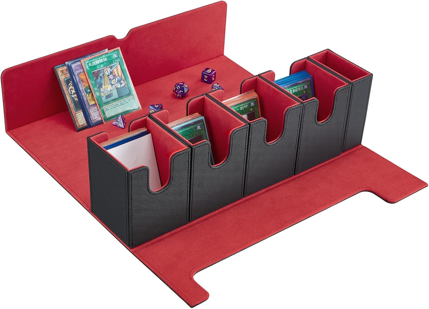 Amazon.com: FOTEEMO Card Deck Box For MTG, 5 in 1 Commander Deck Box ...