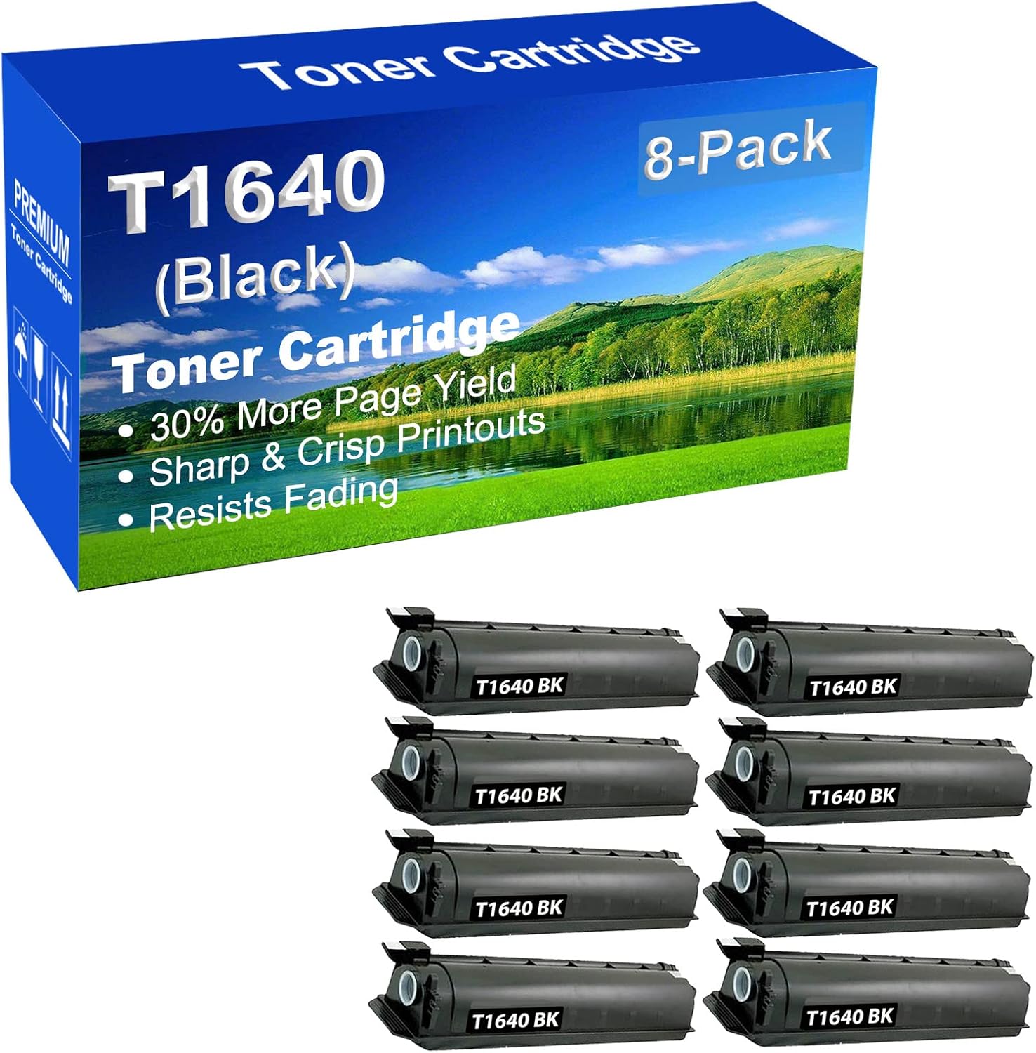 Amazon.com: SINIYA 8-Pack Compatible High Capacity T1640 Imaging Toner ...