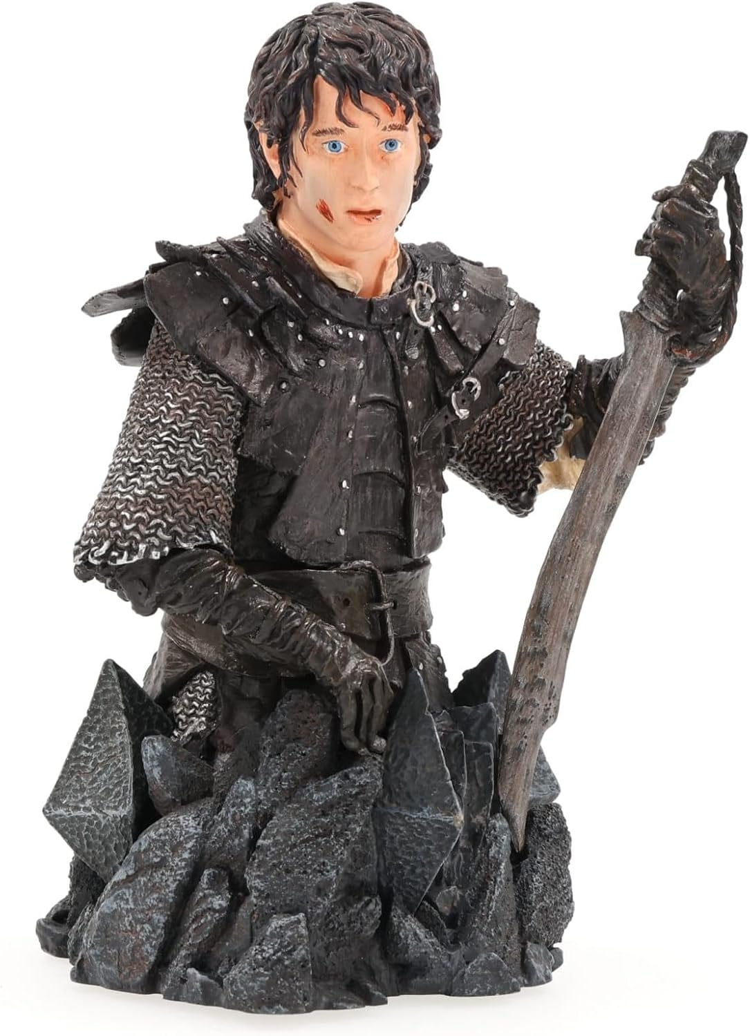 Herr der Ringe Frodo in Orc Armor Ringbearer 16cm Mini Bueste: Amazon ...