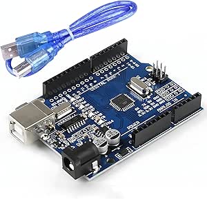 BSROBOTIC UNO R3 Board ATmega328P with USB Cable(Arduino-Compatible ...