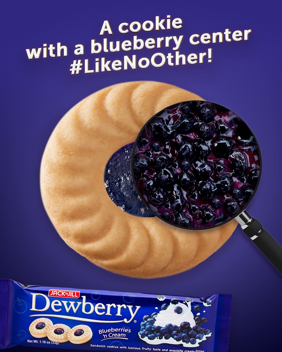 Dewberry Sandwich Cookie With Cream and Blueberry Philippines | Ubuy