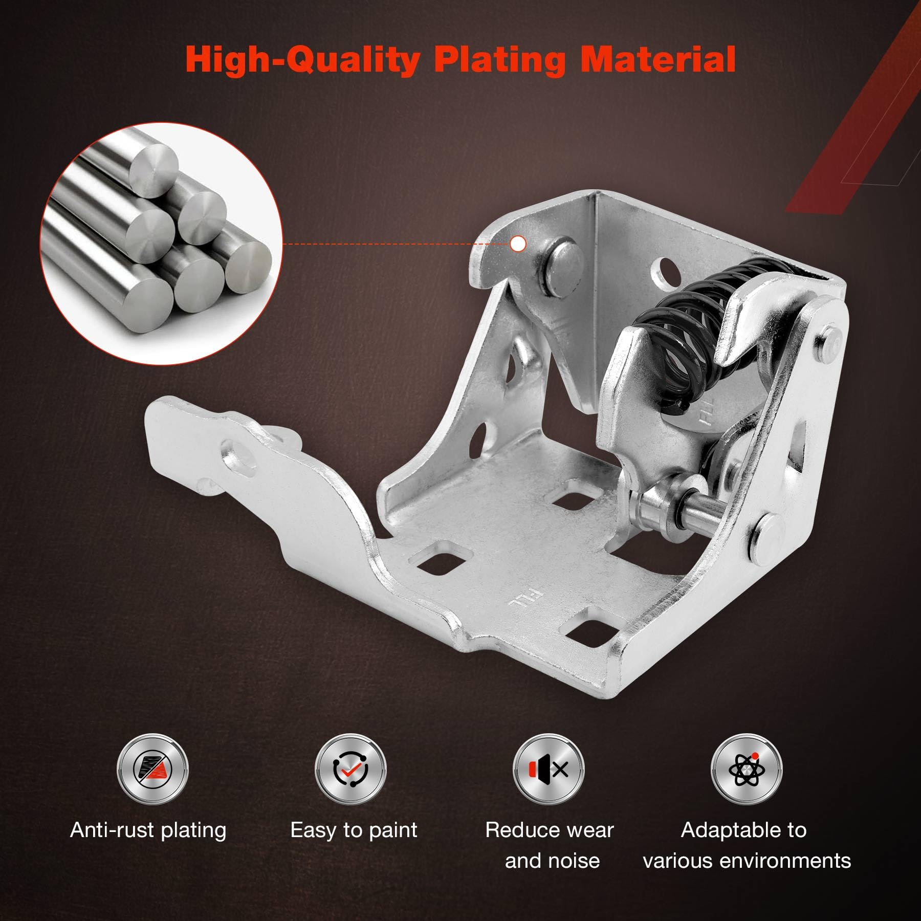 Snapklik.com : Lower Door Hinge Front Kit Left Driver Side And Right ...