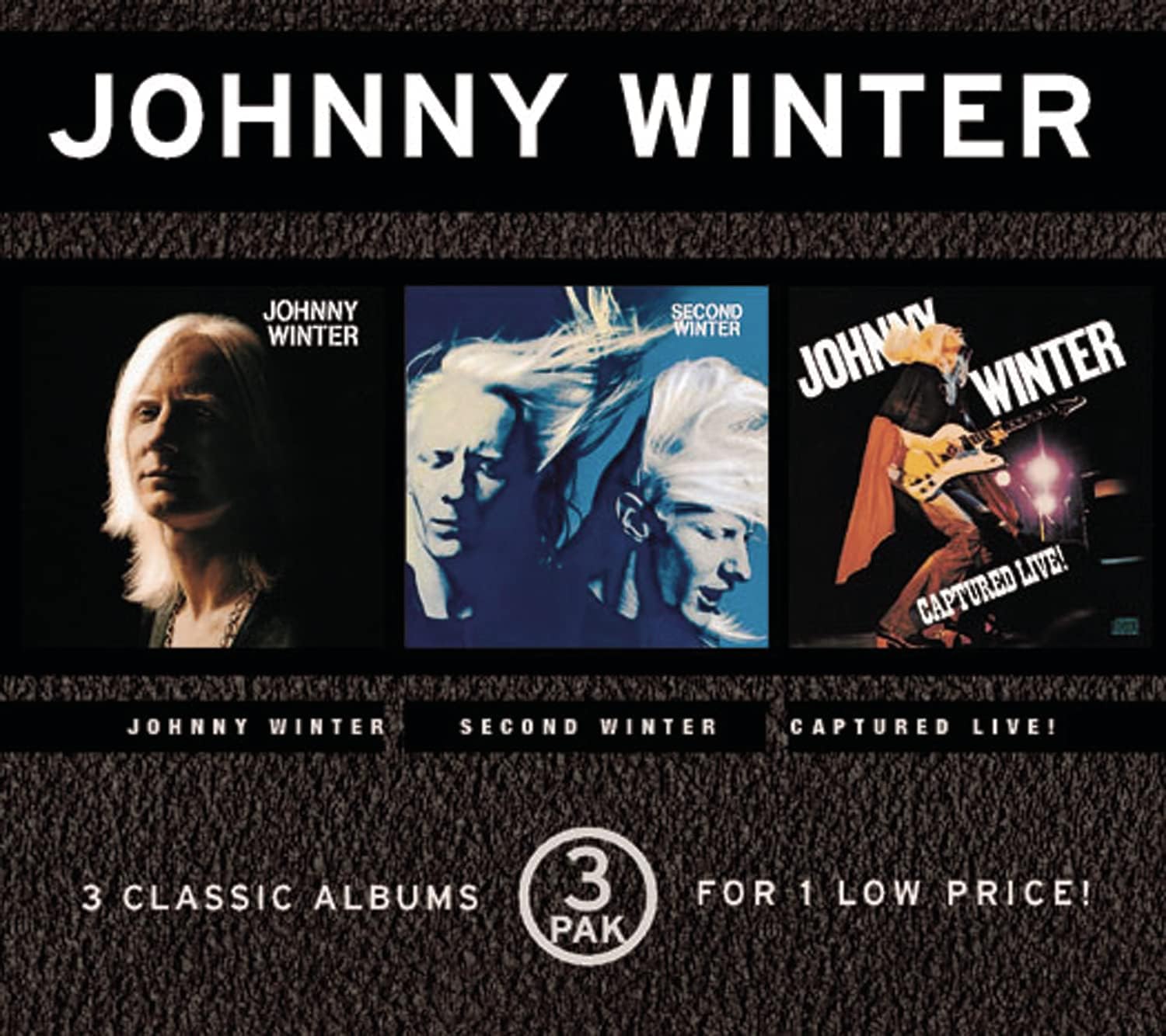 Johnny Winter/Second Winter/Captured Live! by Winter, Johnny: Amazon.co ...