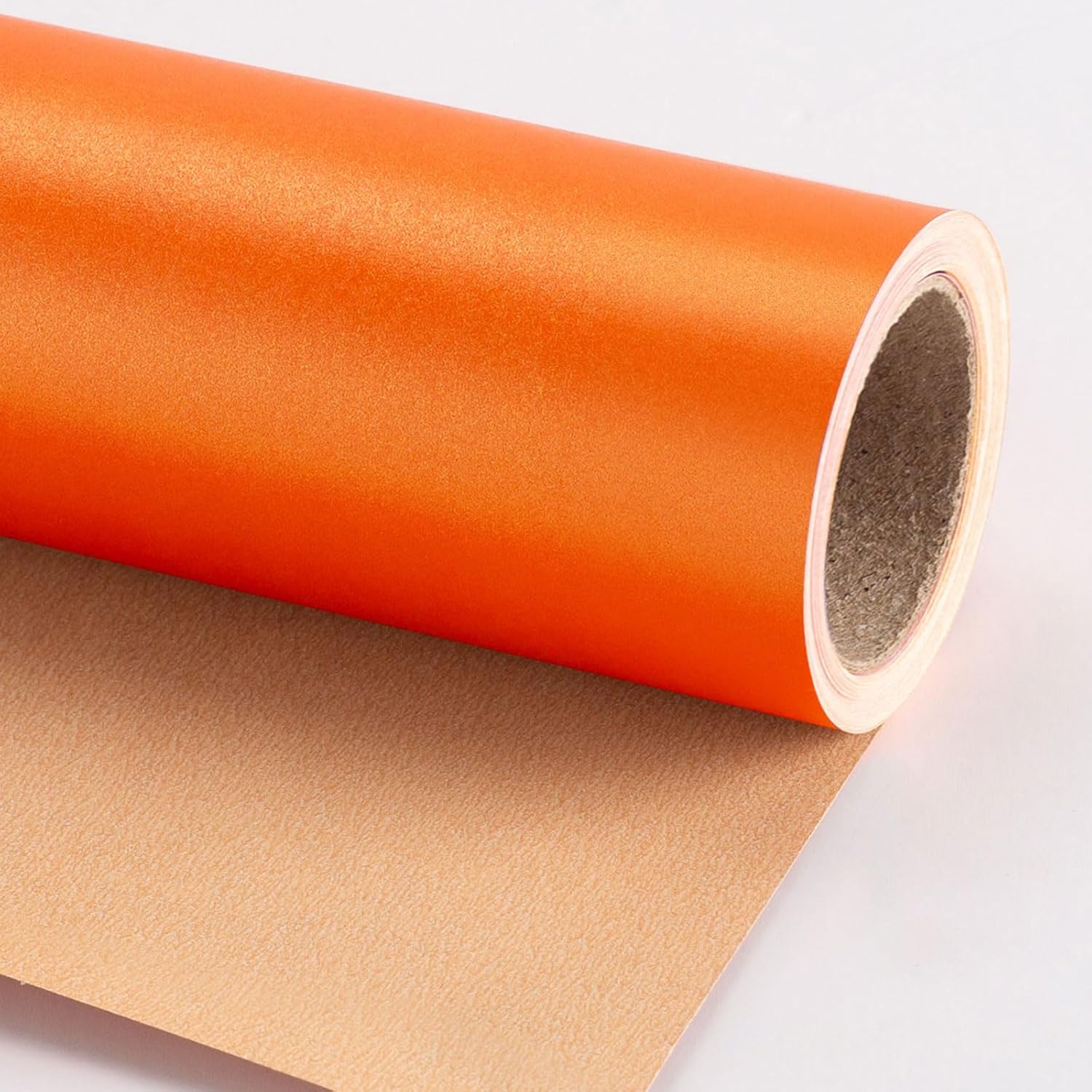Amazon.com: Merture Orange Wrapping Paper Roll -17 In X 32.8 Ft(46.5 sq ...