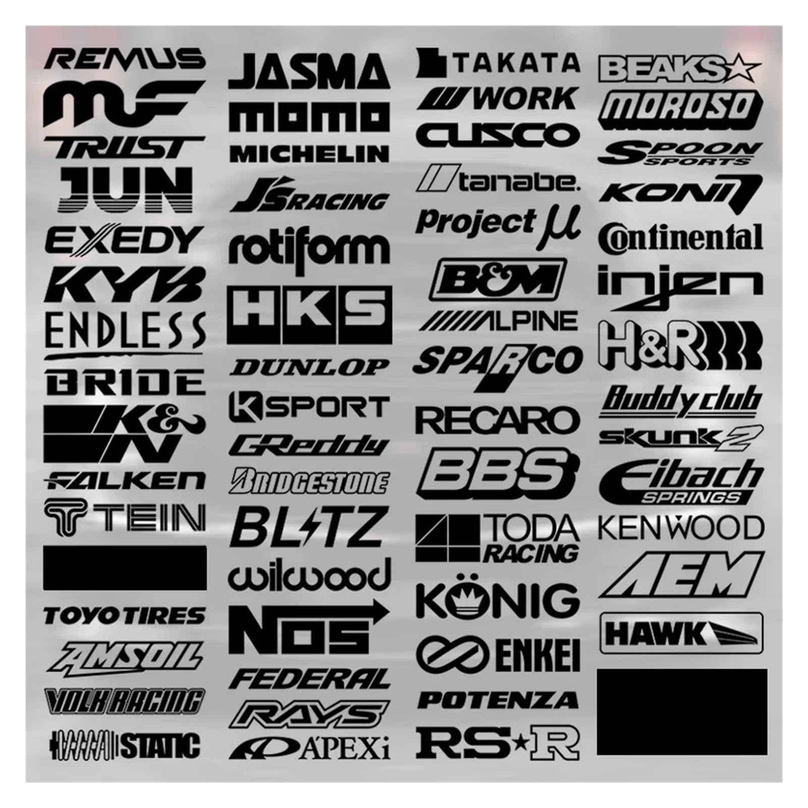 Amazon.com - SHFT Random 15pcs Racing Sponsor Stickers and Decals for ...