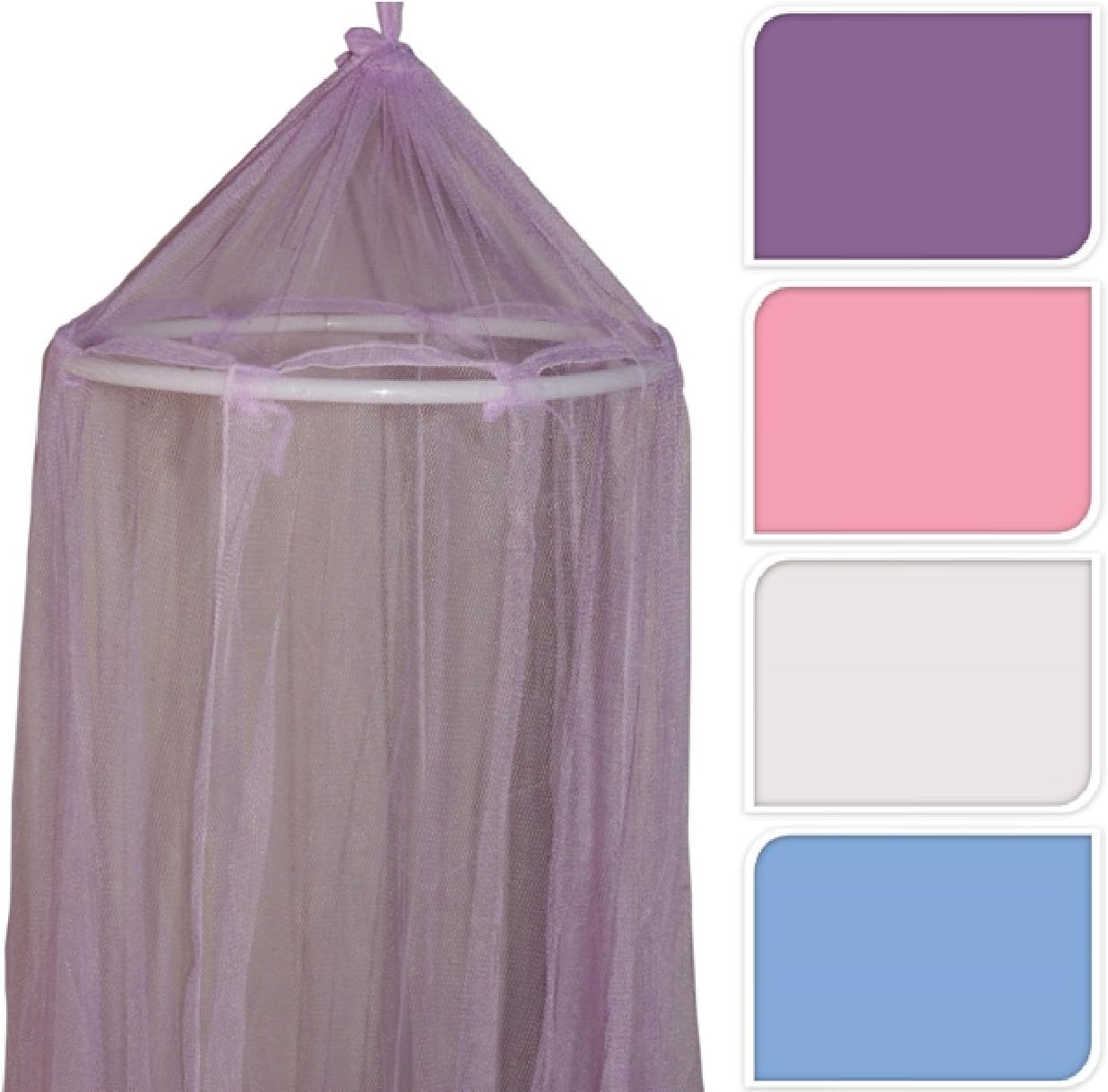 Amazon.com: LUXURY MOSQUITO CANOPY NET BED NETTING SINGLE FLY INSECT ...