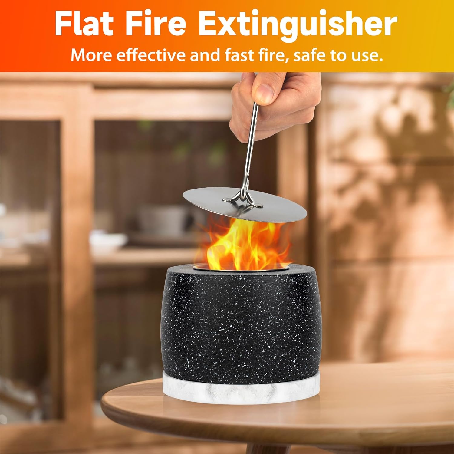 Tabletop Fire Pit, Portable Concrete Fire Pit, Fire Bowl Ethanol ...