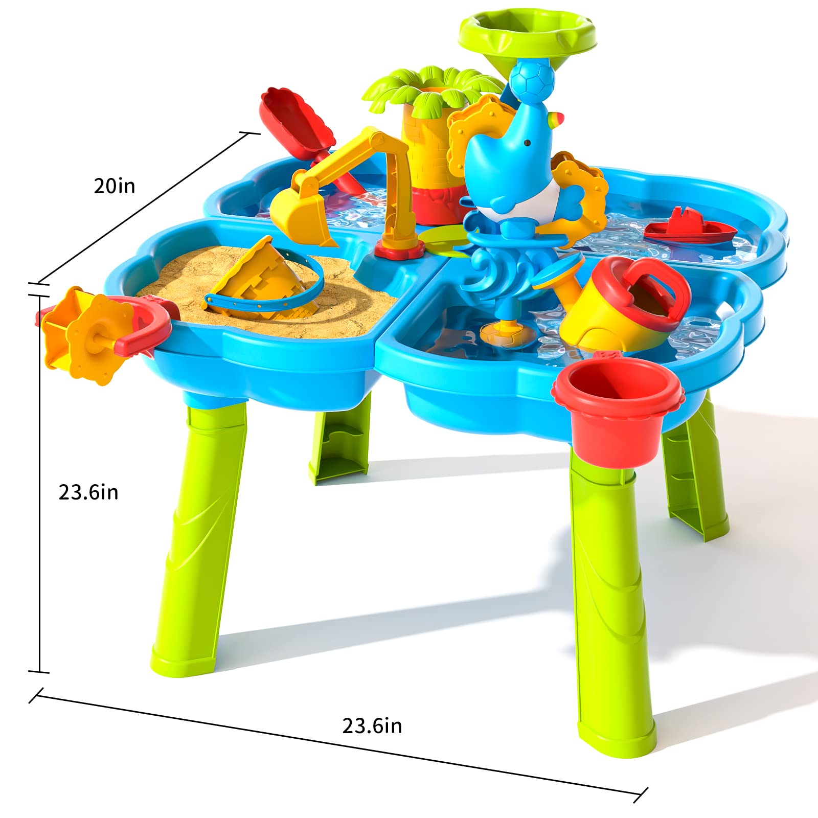 Kids Sand Water Table Toys For Toddlers, In Sand And Water Play Table ...