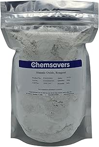 Chemsavers Stannic Oxide, Reagent, 99.9%, 500g: Amazon.com: Industrial ...