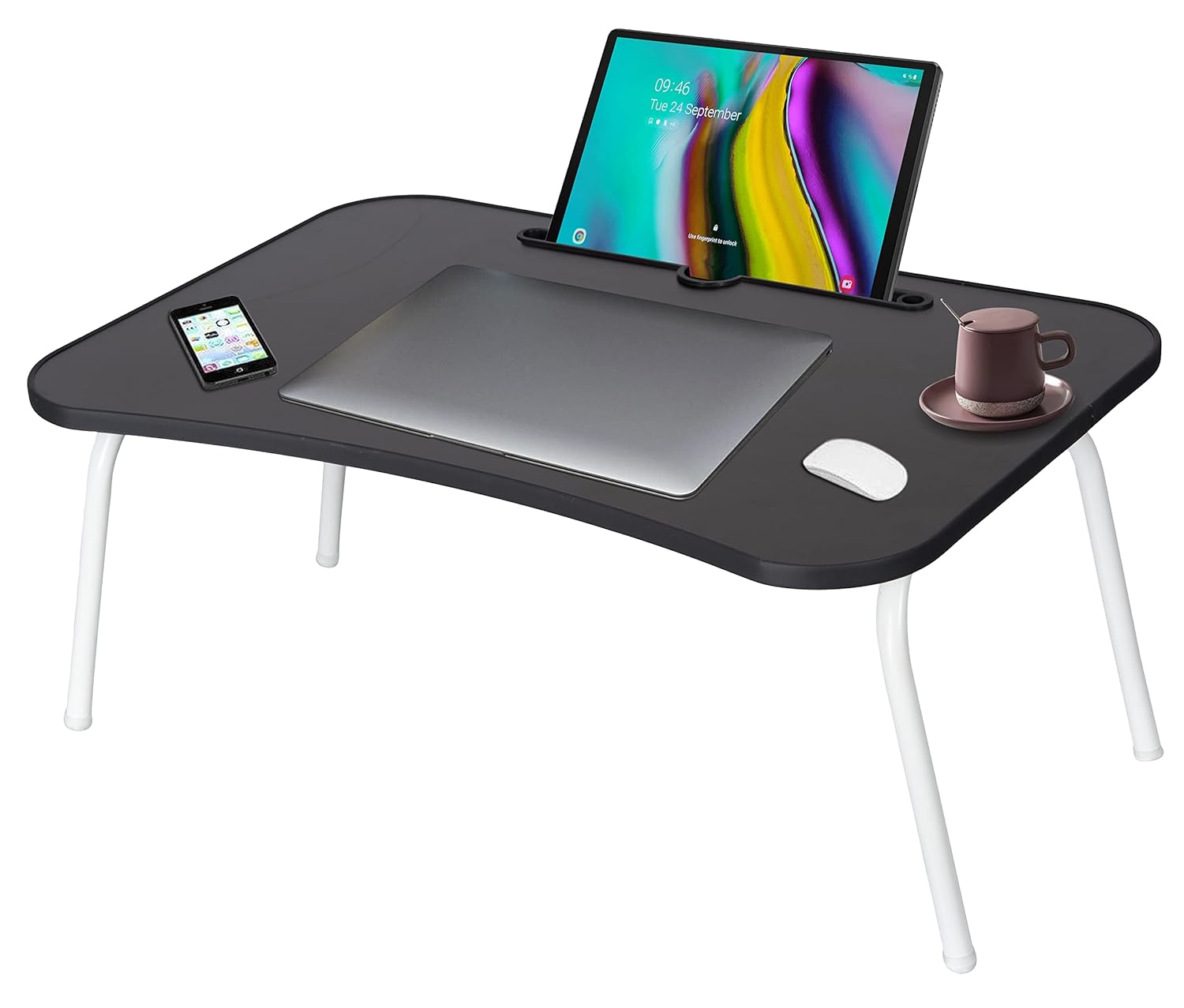 Callas Multipurpose Foldable Office Laptop Table Desk Organizer ...