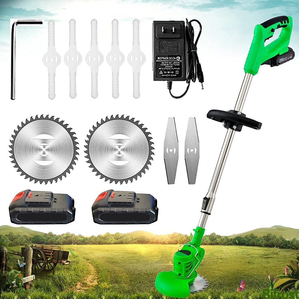 Buy 21V Cordless Grass Trimmer,3 in 1 Grass Trimmer/Edger with 2 Li-ion ...