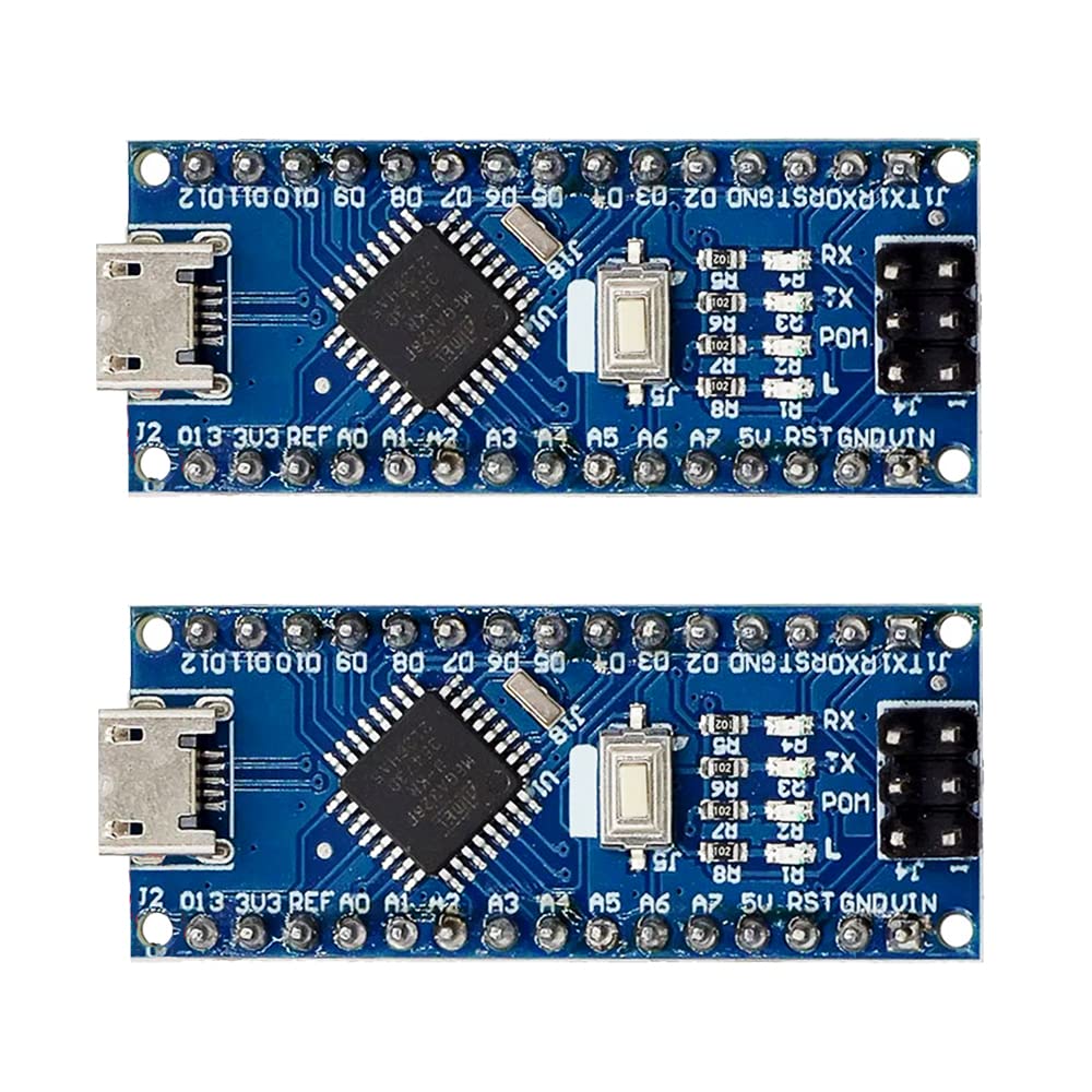 Treedix 2pcs Micro USB Micro Control Unit Compatible with Arduino Nano ...