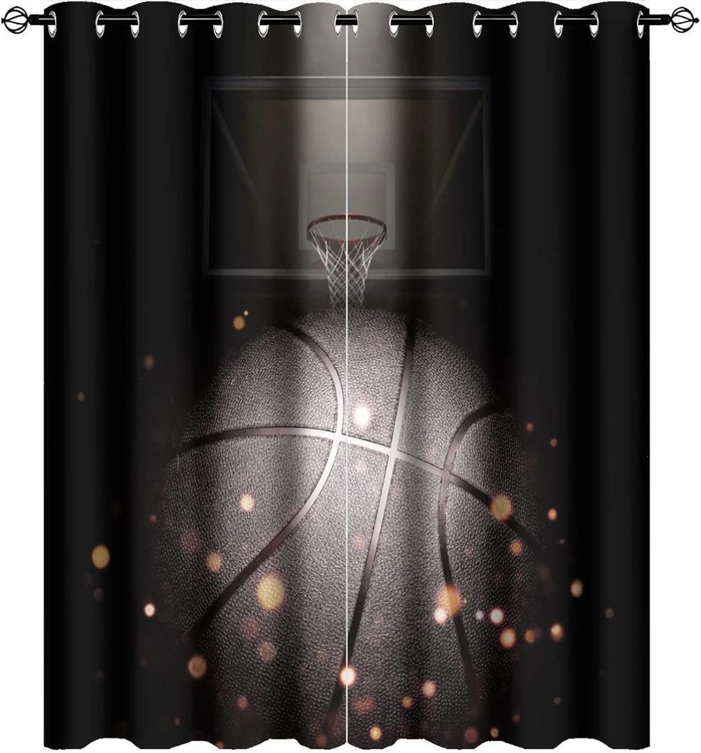 Amazon.com: Kazynee Sports Theme Basketball Blackout Curtains for ...
