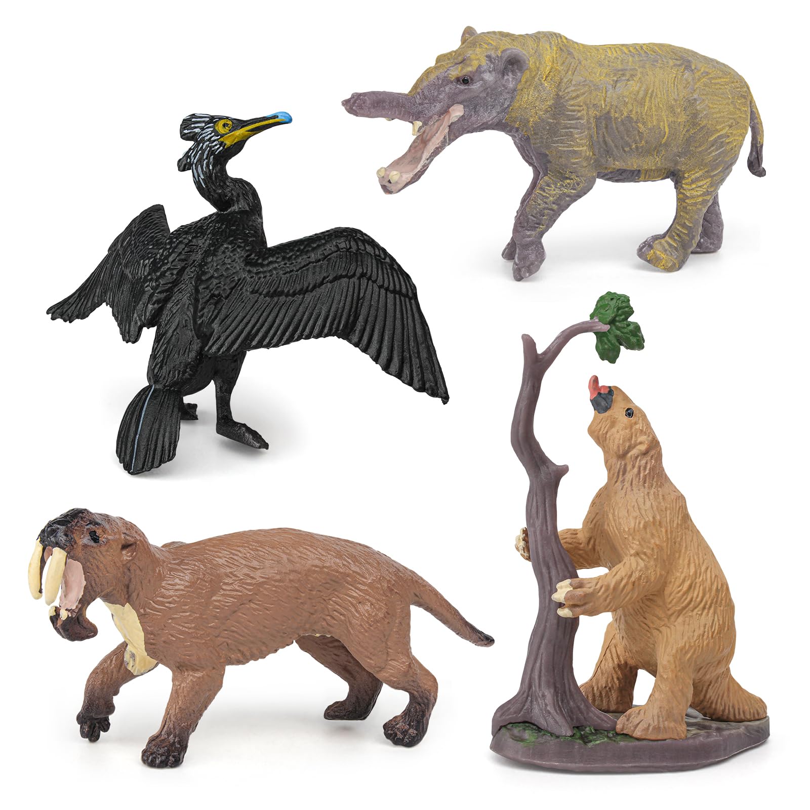 Amazon.com: GAICOM Extinct Animals Model Set 4PCS Thylacosmilus ...