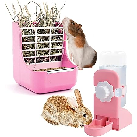 Amazon.com : Hay Food Bin Feeder, Hay and Food Feeder Bowls Manger Rack ...