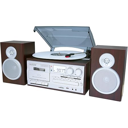 Amazon.com: DIGITNOW Bluetooth Record Player Turntable with Stereo ...