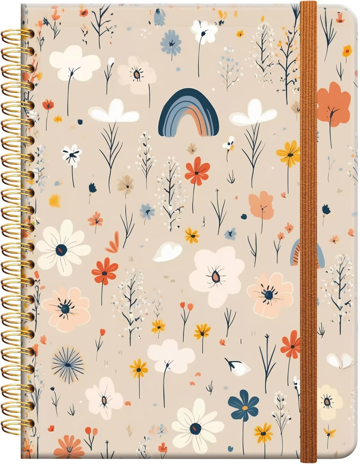 Amazon.com : Ruled Spiral Writing Notebook,A5 Hardcover Lined College ...