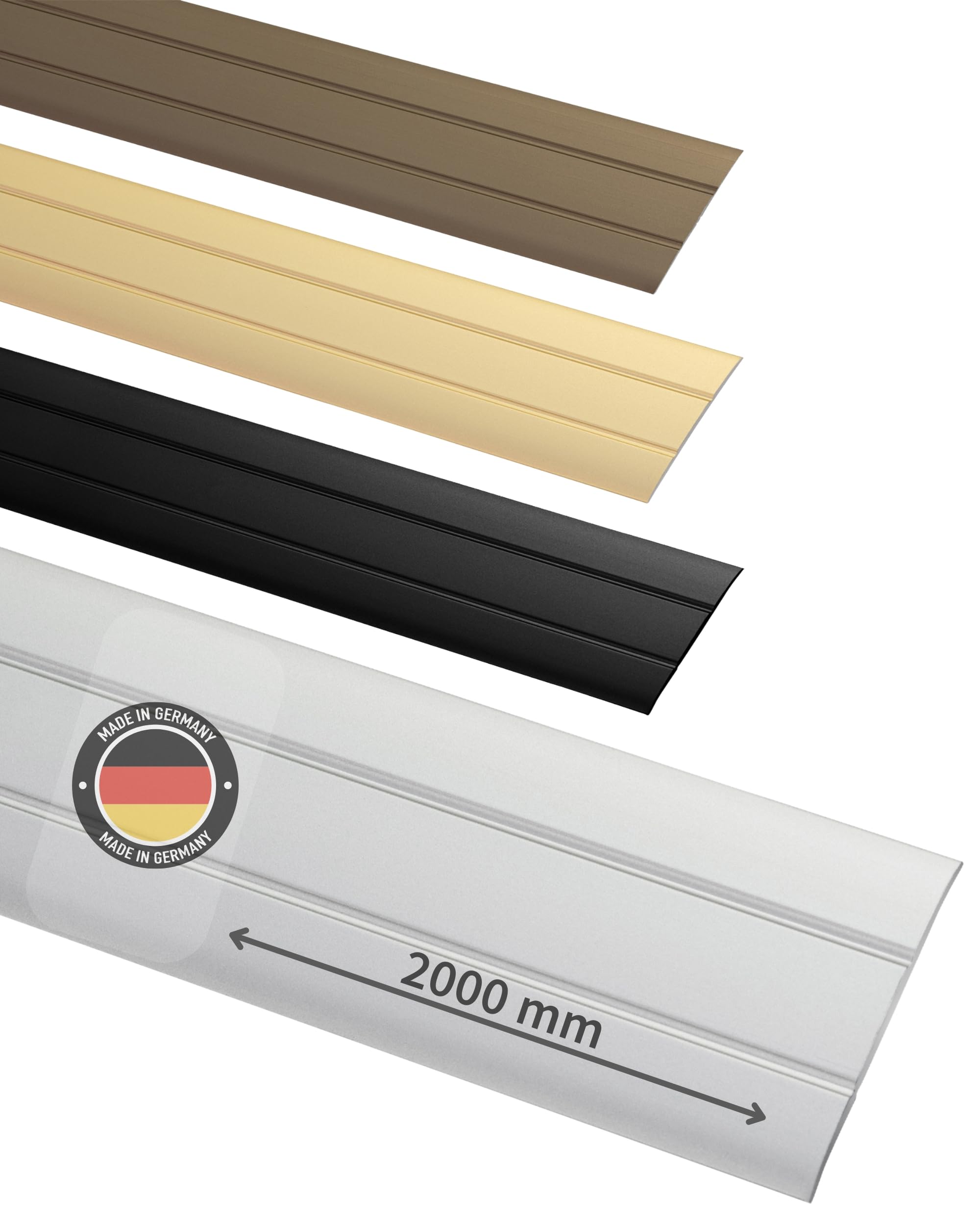 Gedotec Aluminum Transition Profile Self Adhesive Transition Rail ...