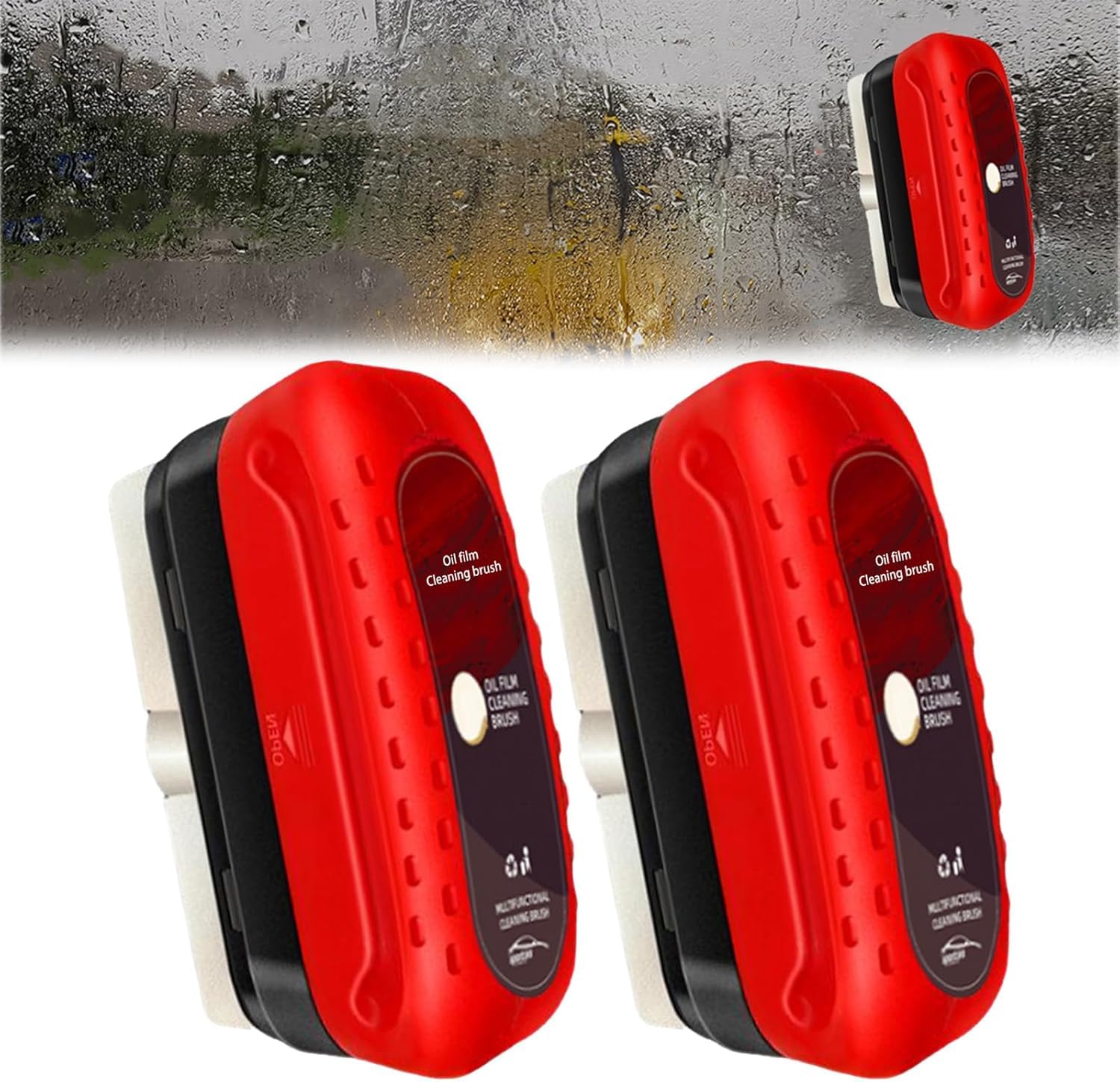 Amazon.com: 2PCS Glass Cleaning Board,Glass Coating for Windshield ...