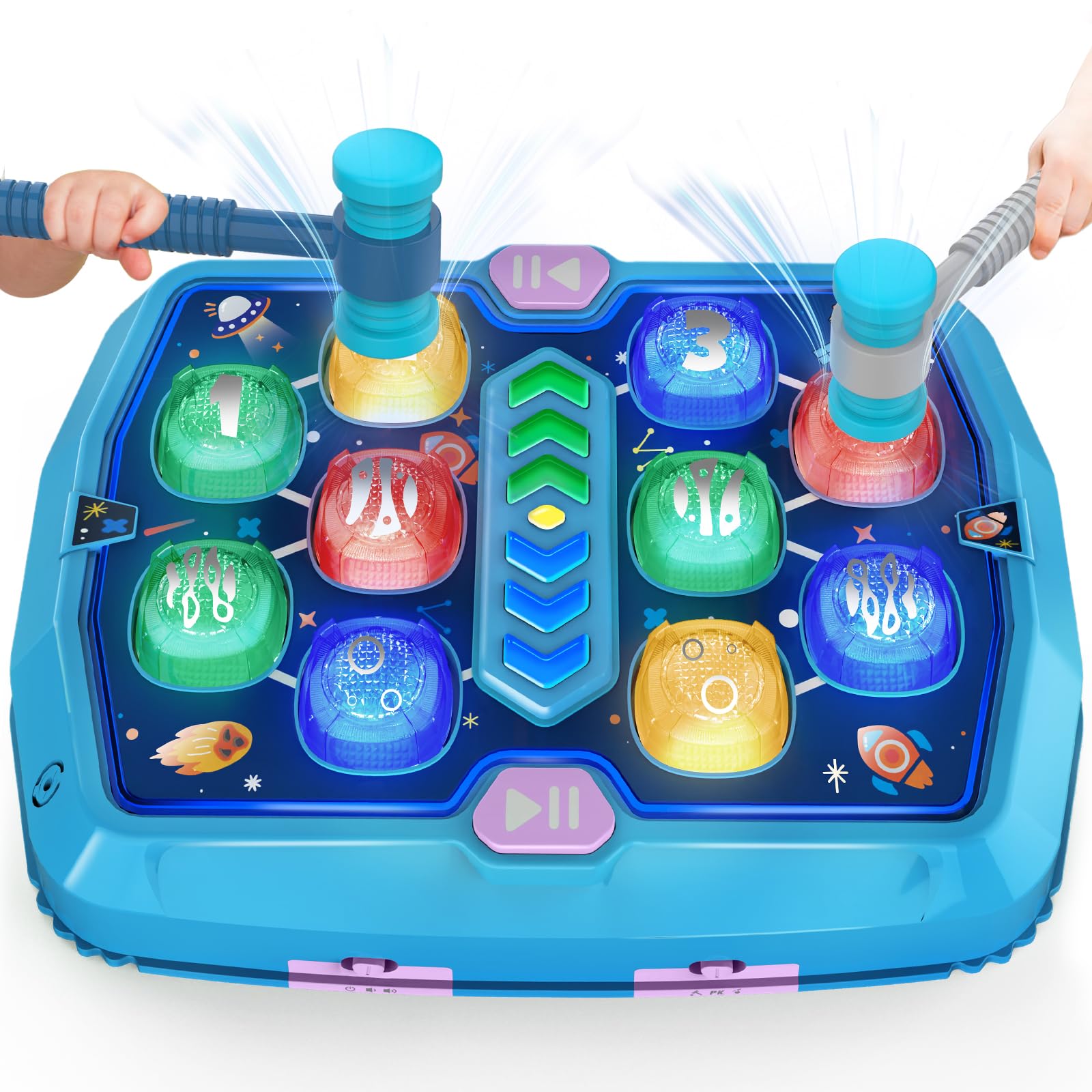 Amazon.com: Whack Mole Game Toys for 3 4 Year Old Boys, Pounding Toys ...