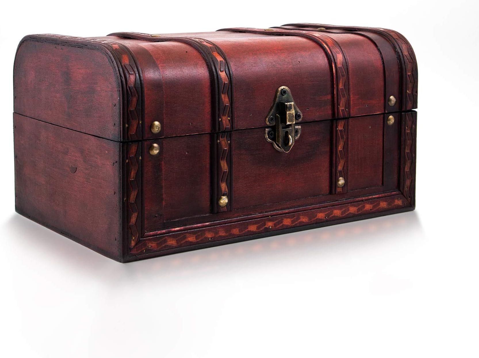 Coffre HD 86002 - En bois - Avec ornements - 30 x 20 x 15 cm : Amazon ...