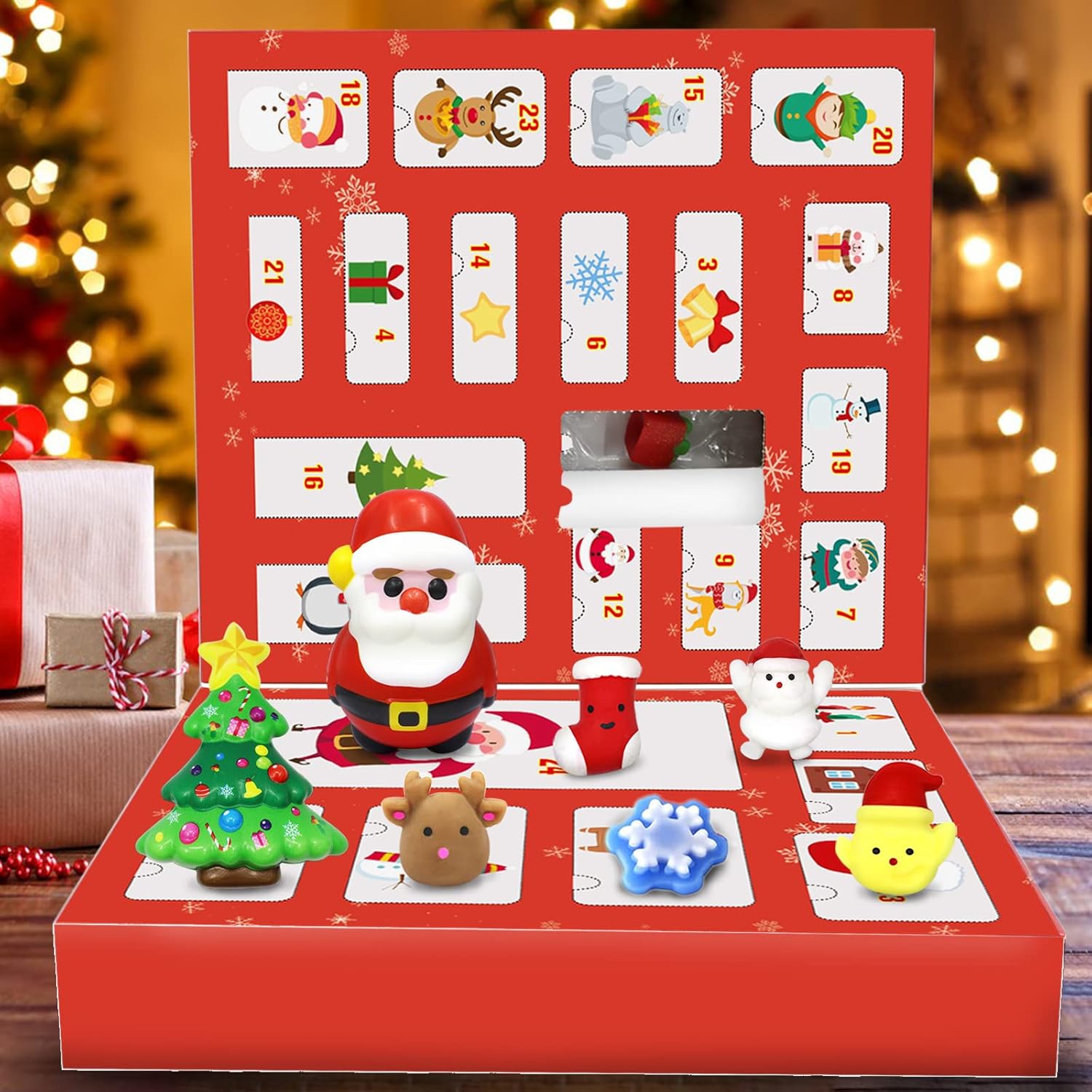 Buy Advent Calendar 2022 - 24 Days Christmas Countdown Gift Mochi ...