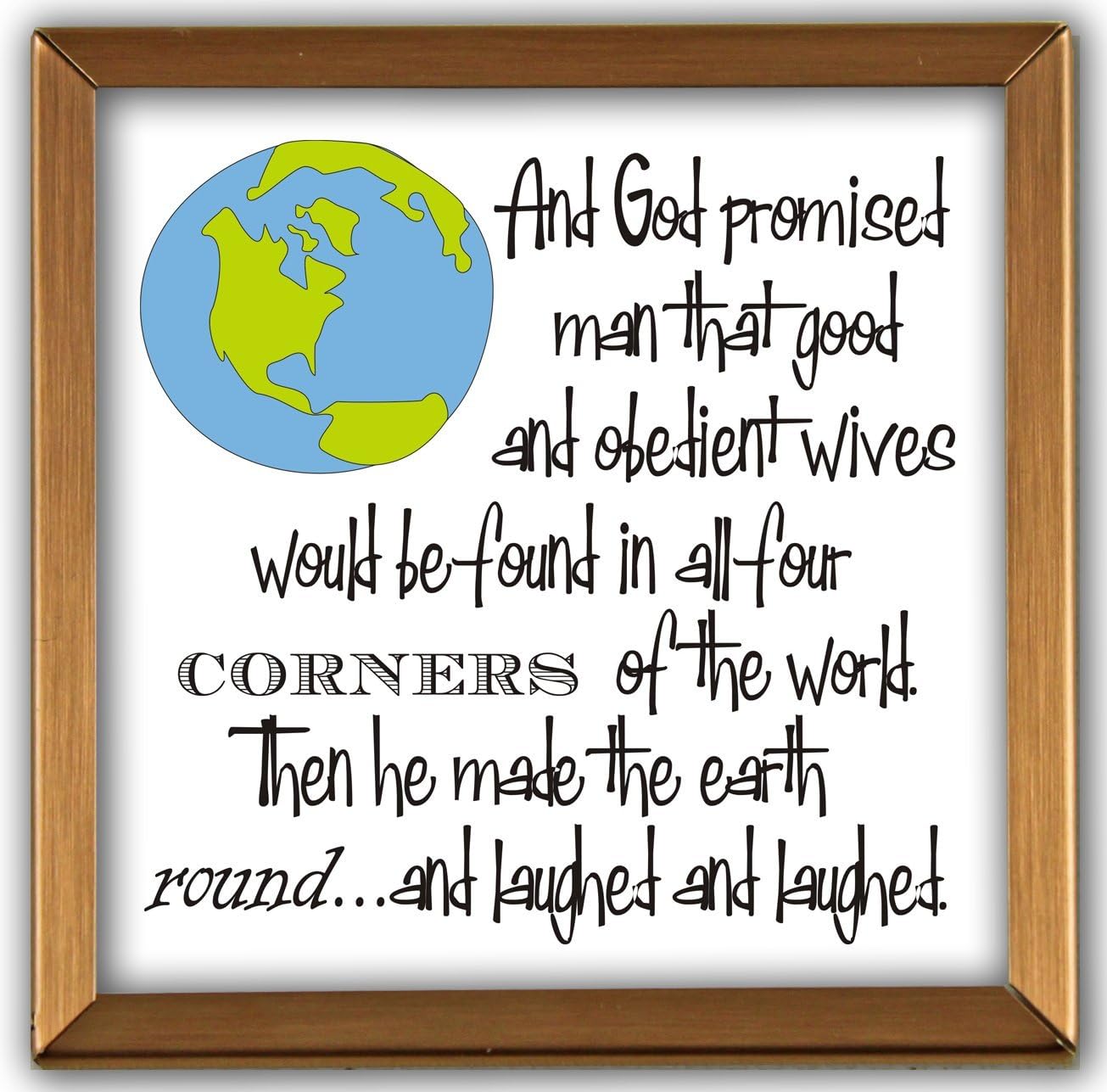 Amazon.com: Cathedral Art GP317 And God Promised Copper Plaque, 4 by 4 ...