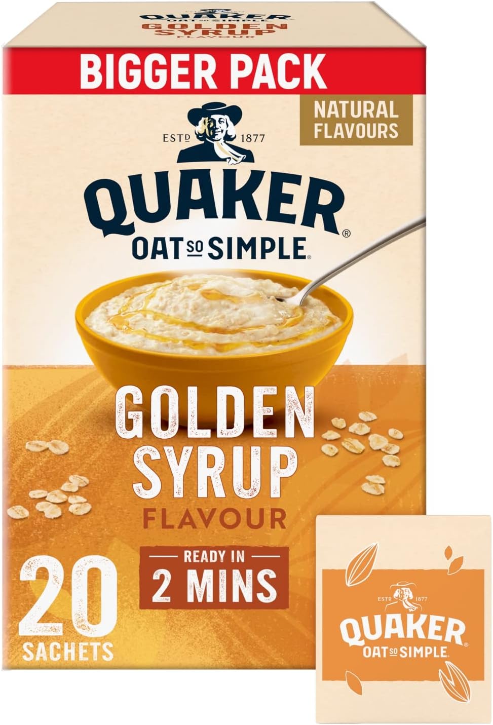 Quaker Oat So Simple Family Pack Golden Syrup, 20 x 36g : Amazon.co.uk ...