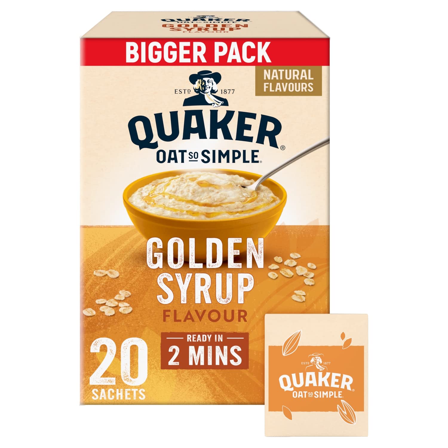 Quaker Oat So Simple Family Pack Golden Syrup, 20 x 36g : Amazon.co.uk ...