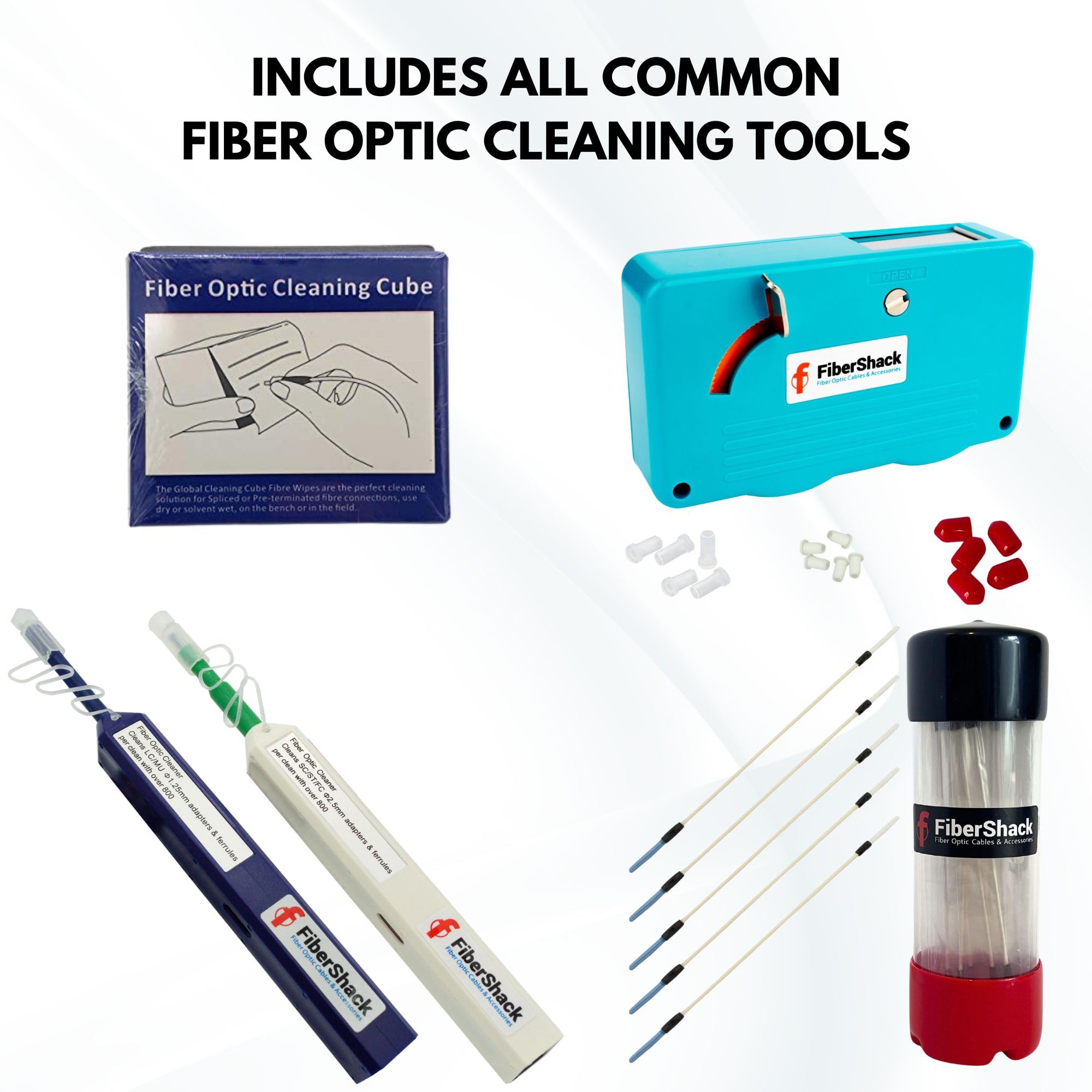 Snapklik.com : FiberShack - Fiber Optic Cleaning Kit & Fiber Tester Kit ...