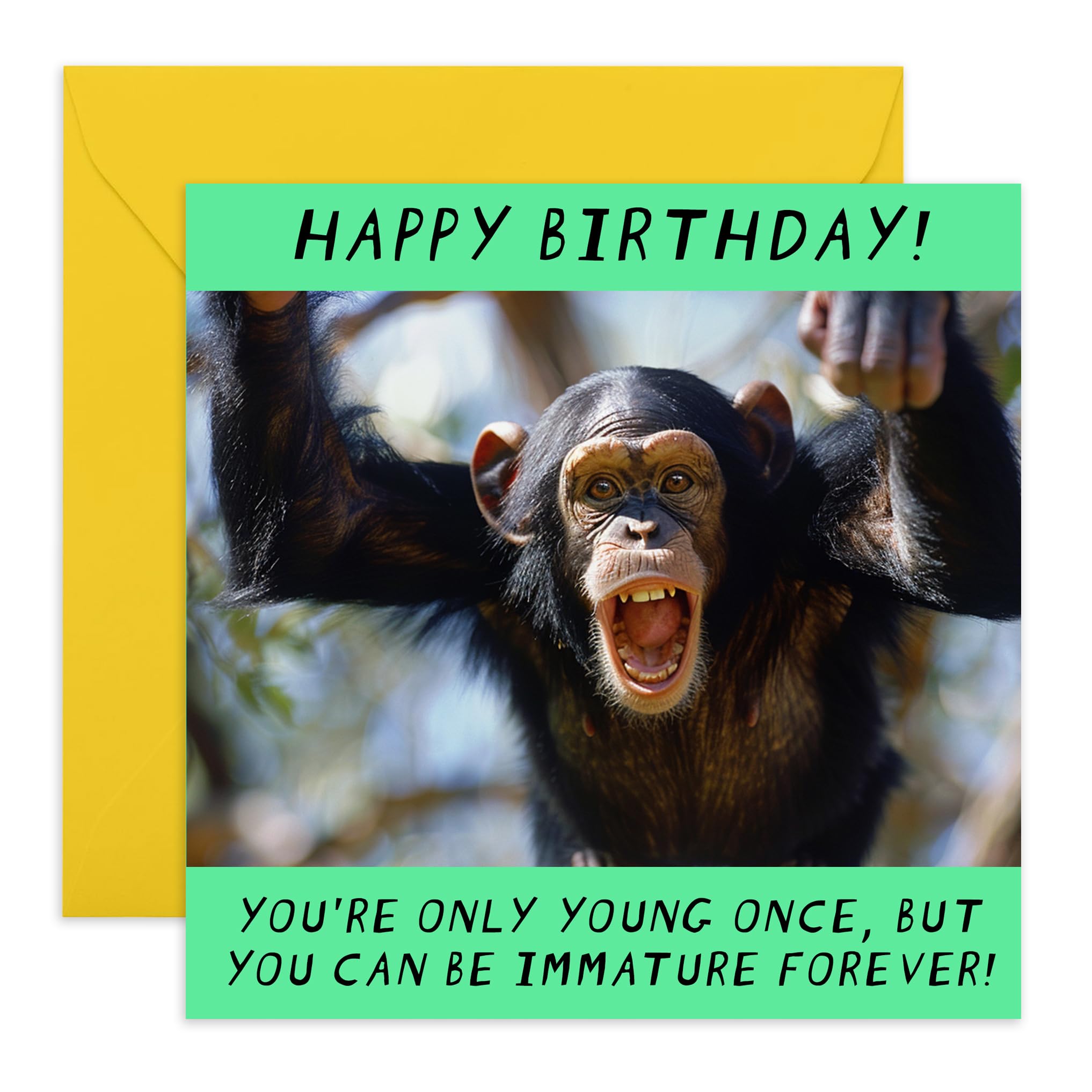Amazon.com : CENTRAL 23 Funny Birthday Card - 'Immature Forever ...