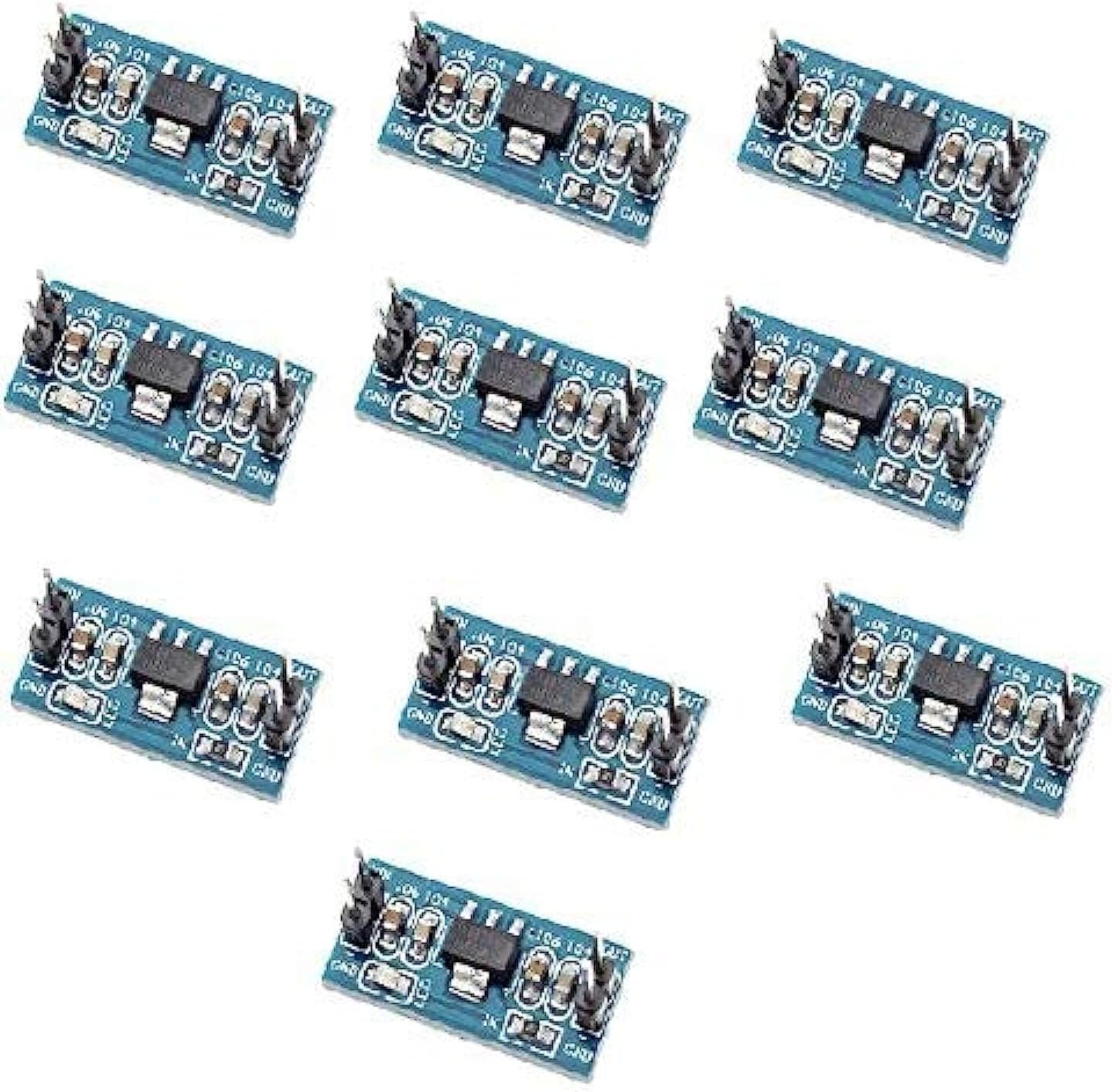 Amazon.com: 10 Pieces 5V Out, 6V to 12V in AMS1117-5.0 5.0V Step-Down ...