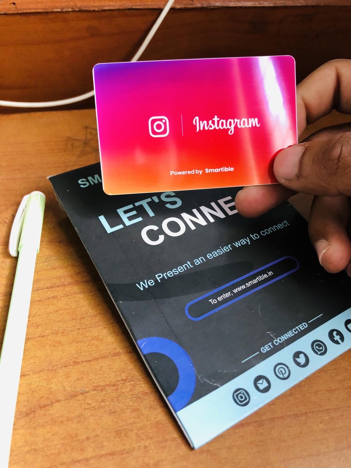 SMARTIBLE Customized NFC Business Card | Smart NFC Digital Business ...