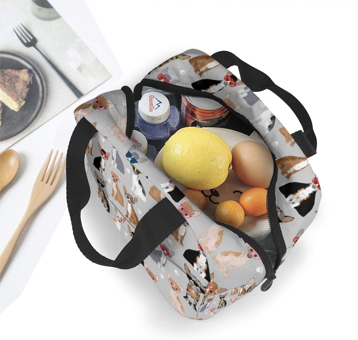 Rebesco Chihuahua – Bolsa de almuerzo para perros para mujeres y niñas ...
