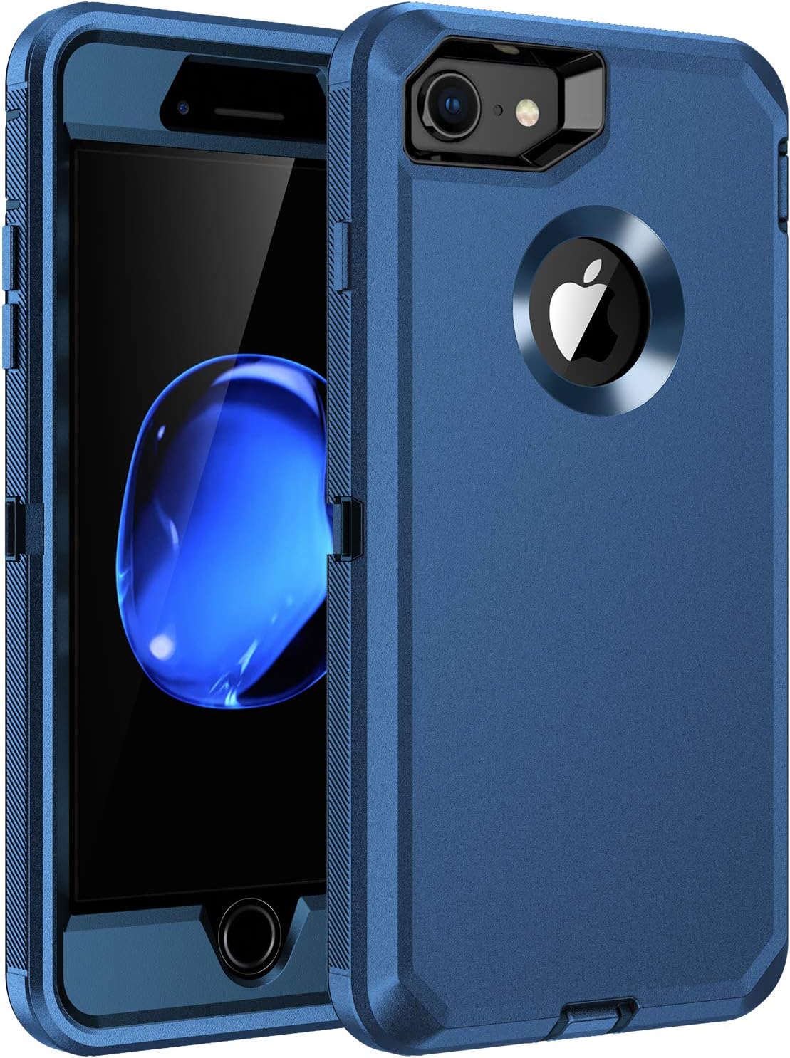 Amazon.com: RegSun for iPhone 8 Case,iPhone 7 Case,Built-in Screen ...