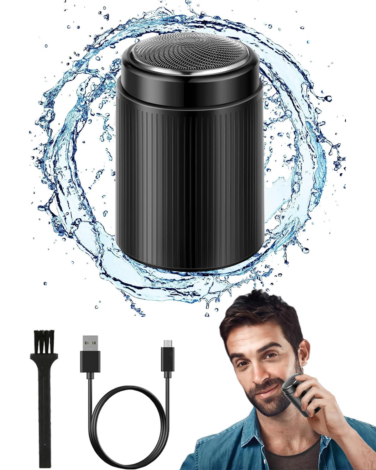 OYOSONABYMY Mini Electric Shaver For Men, Pocket Portable Shaving Razor ...