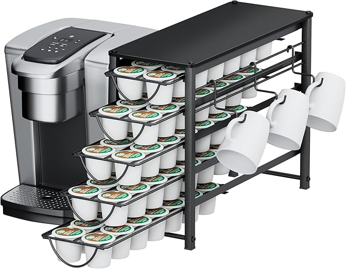 Amazon.com: HFHOME Coffee Pod Holder For Counter, Pod Holder for K-cups ...