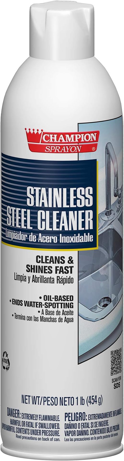 Amazon.com: Stainless Steel Polish & Cleaner Water Based, Champion ...