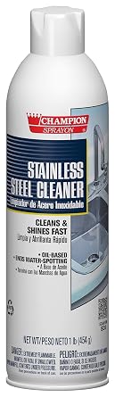 Amazon.com: Stainless Steel Cleaner, Oil-Based Champion Sprayon 16 oz ...