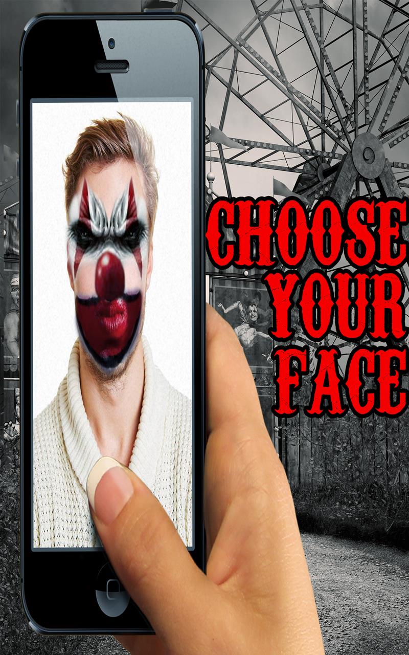 ClownFaced - The Scary Clown Face Maker Horror Halloween Booth Free ...