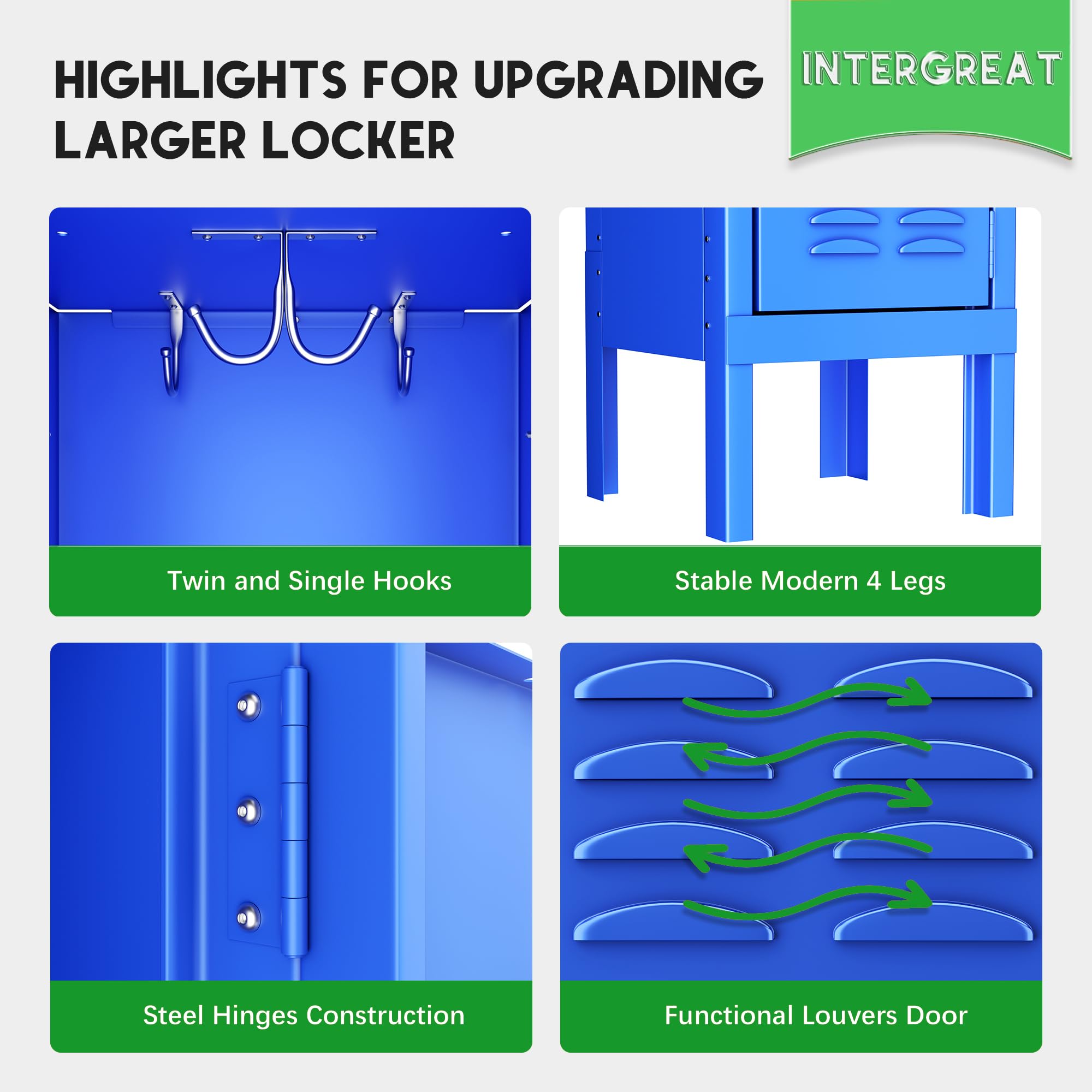 Snapklik.com : INTERGREAT Metal Locker For School Office Gym Metal ...