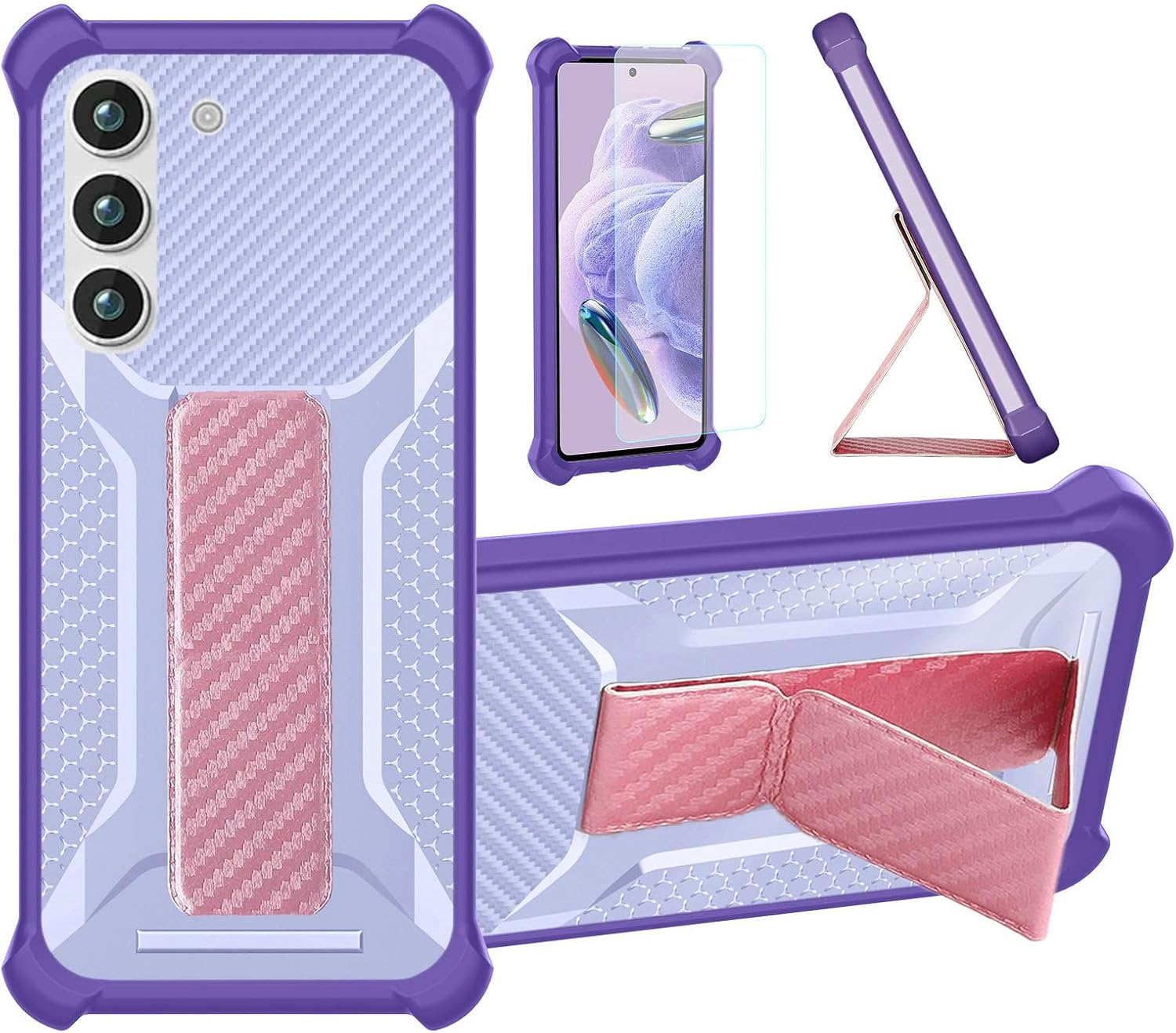 Amazon.com: Aroepurt Case for Kxd Kenxinda A09 Phone Case Stand Cover [with Tempered Glass ...